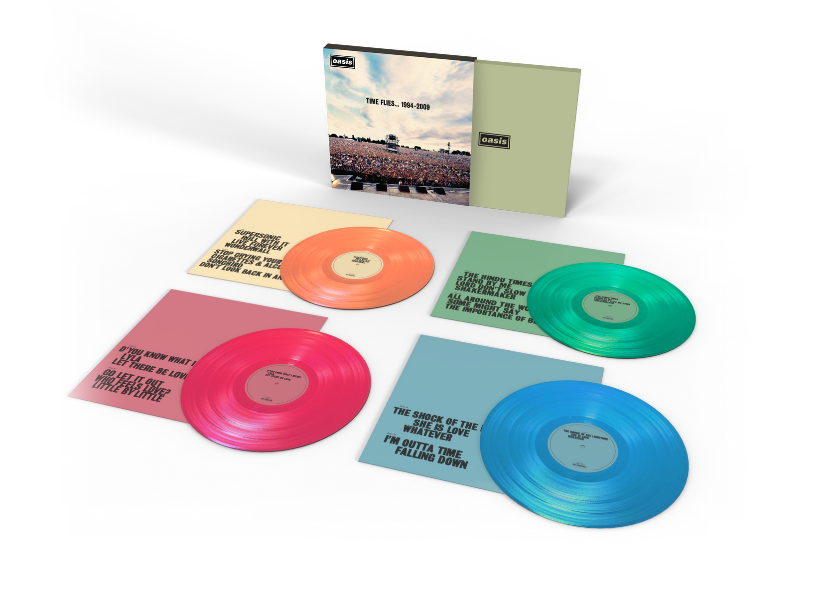 Oasis - Time Flies… 1994 - 2009 4xLP Boxset (RSD 2025) Vinyl ...