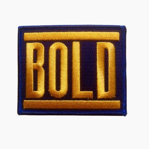 Bold - Logo Embroidered Patch – Specialist Subject Records