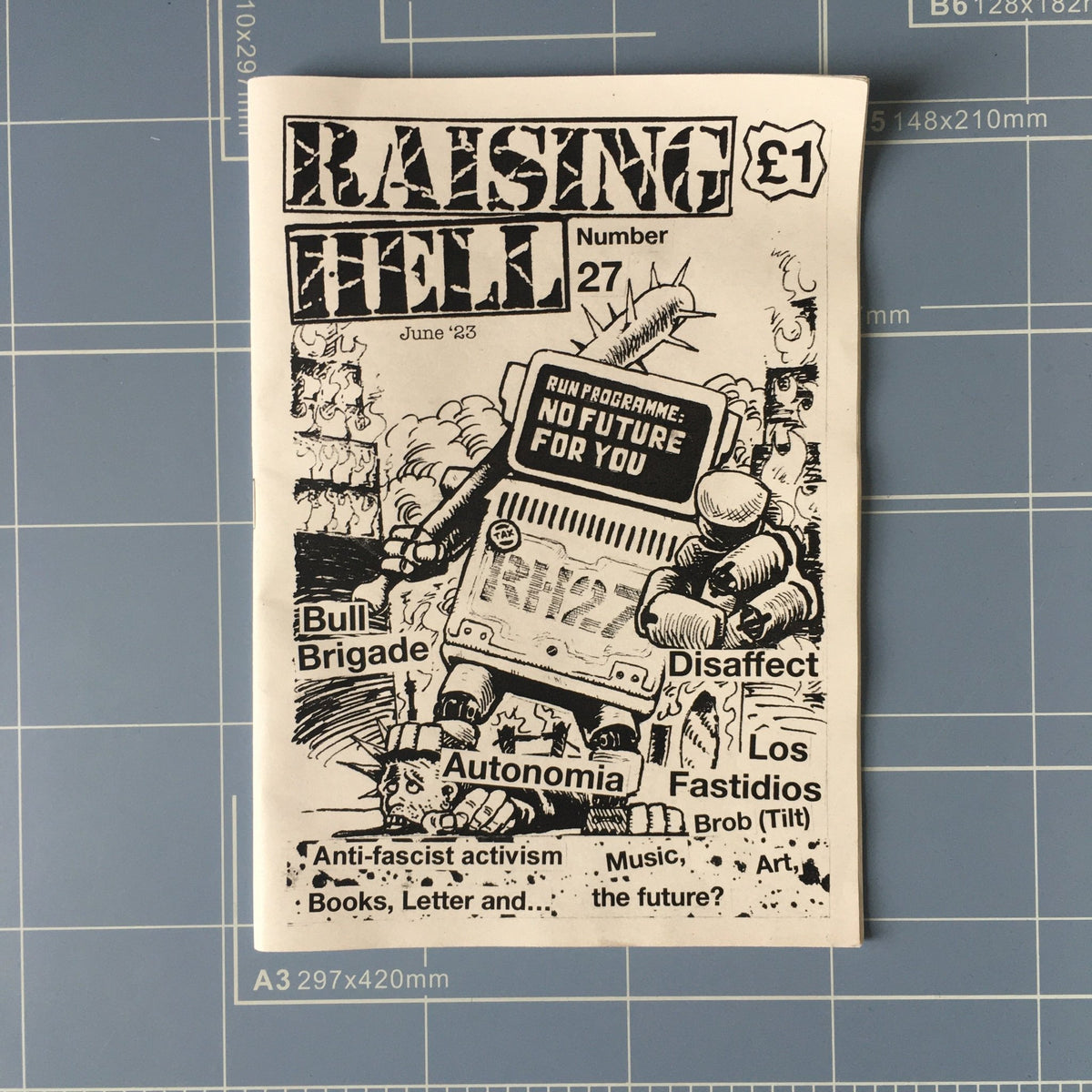 Raising Hell Zine Zine – Specialist Subject Records, Bristol, UK