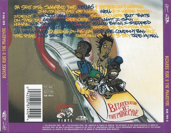 Buy The Pharcyde : Bizarre Ride II The Pharcyde (CD, Album, RP) Used ...